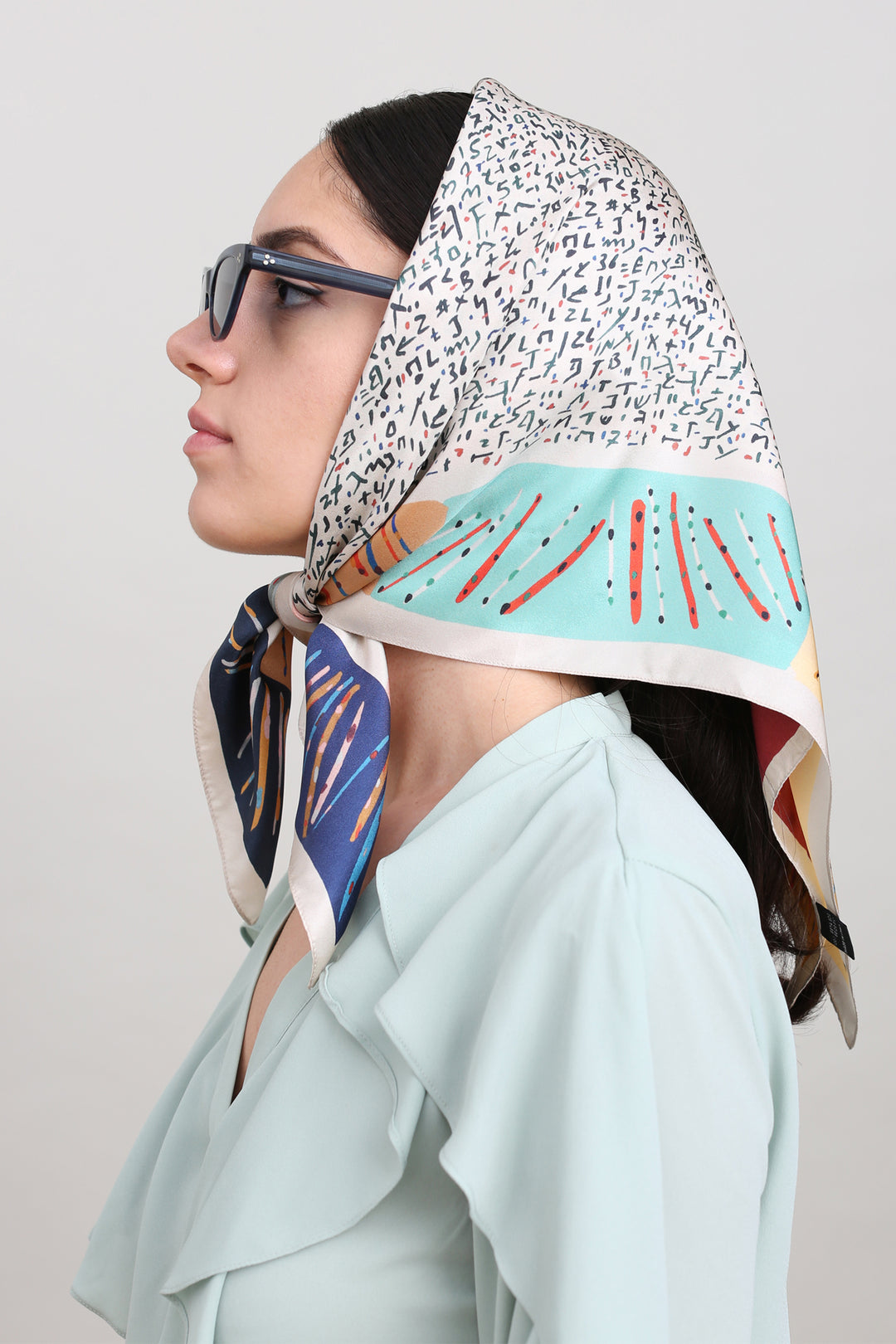 Printed Scarves and Silk Accessories I Dikla Levsky